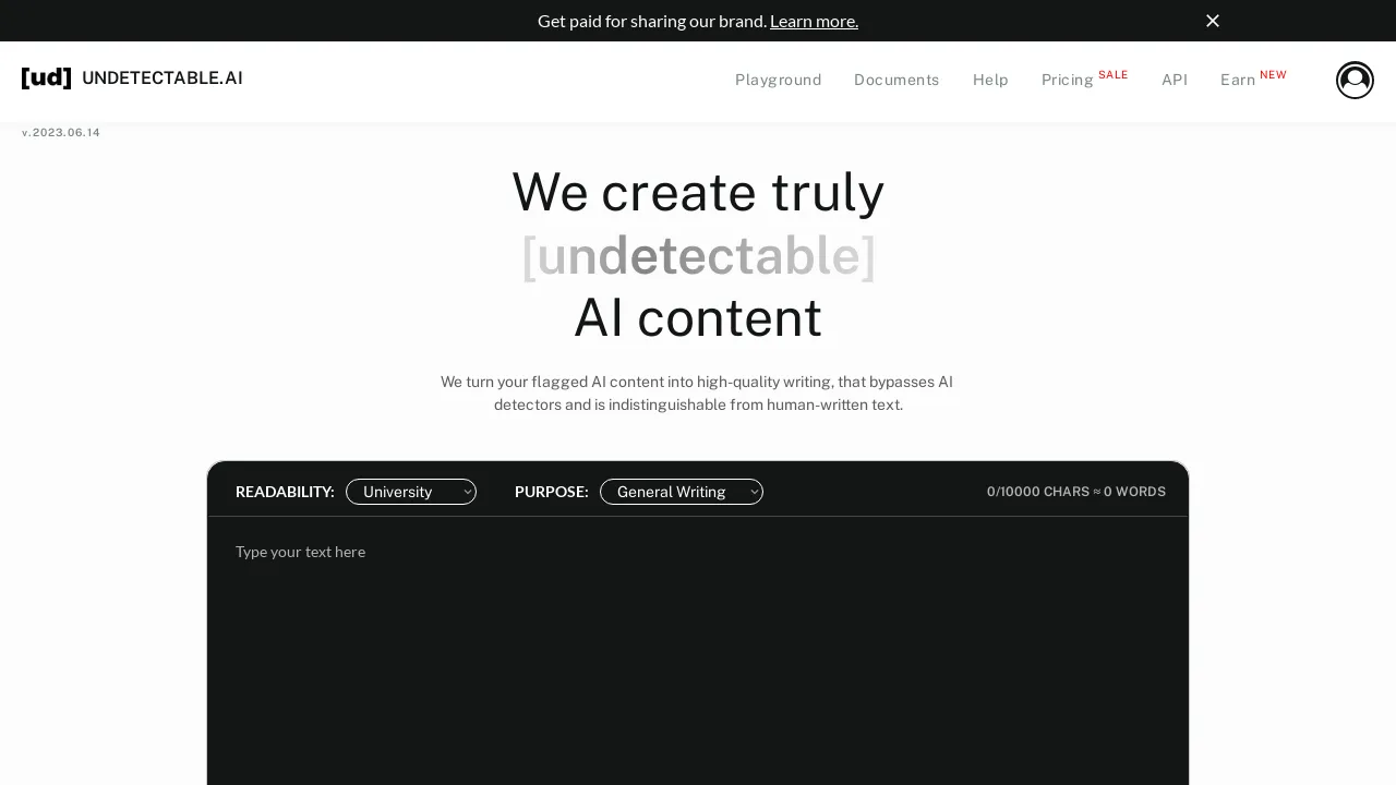 Undetectable AI - BestofAI